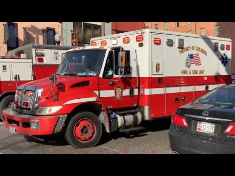 Washington DC Fire and EMS Ambulance 9 Responding to a medical - YouTube
