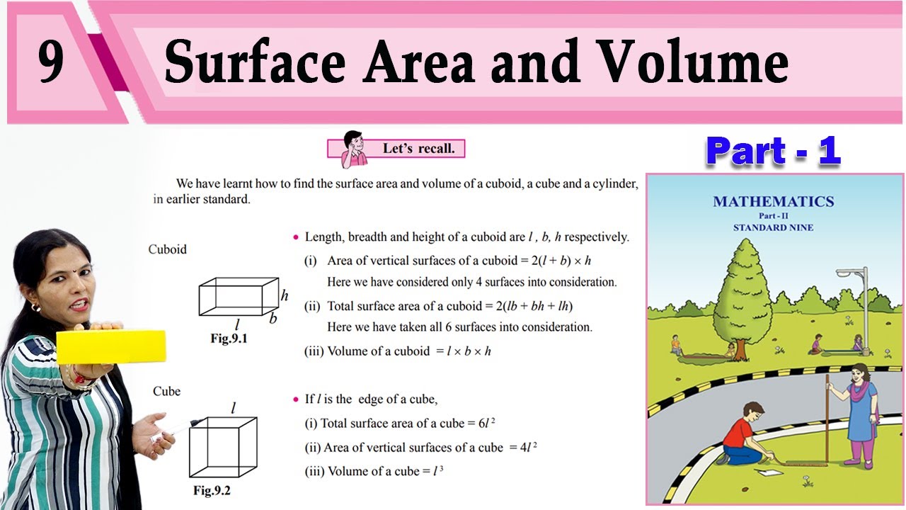 9th Maths 2 Geometry | Surface Area and Volume | Chapter 9 | Part -1 ...