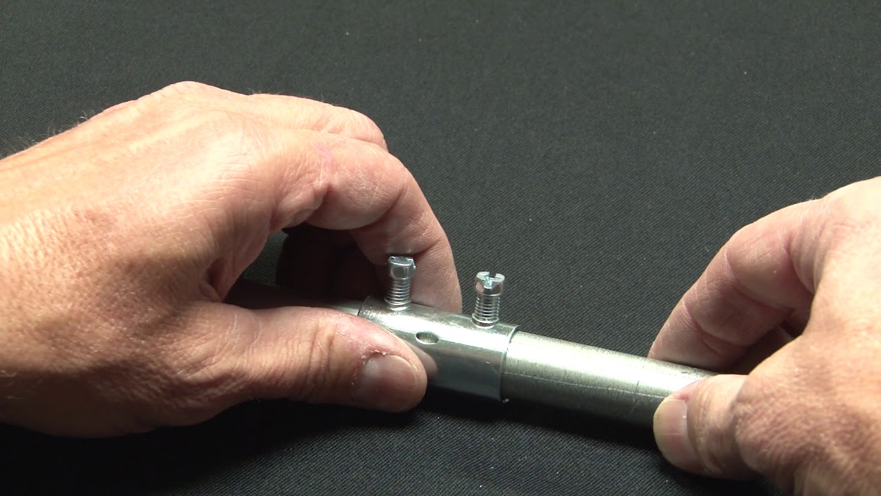 1/2 in. EMT Set Screw Slip Coupling, Steel - YouTube