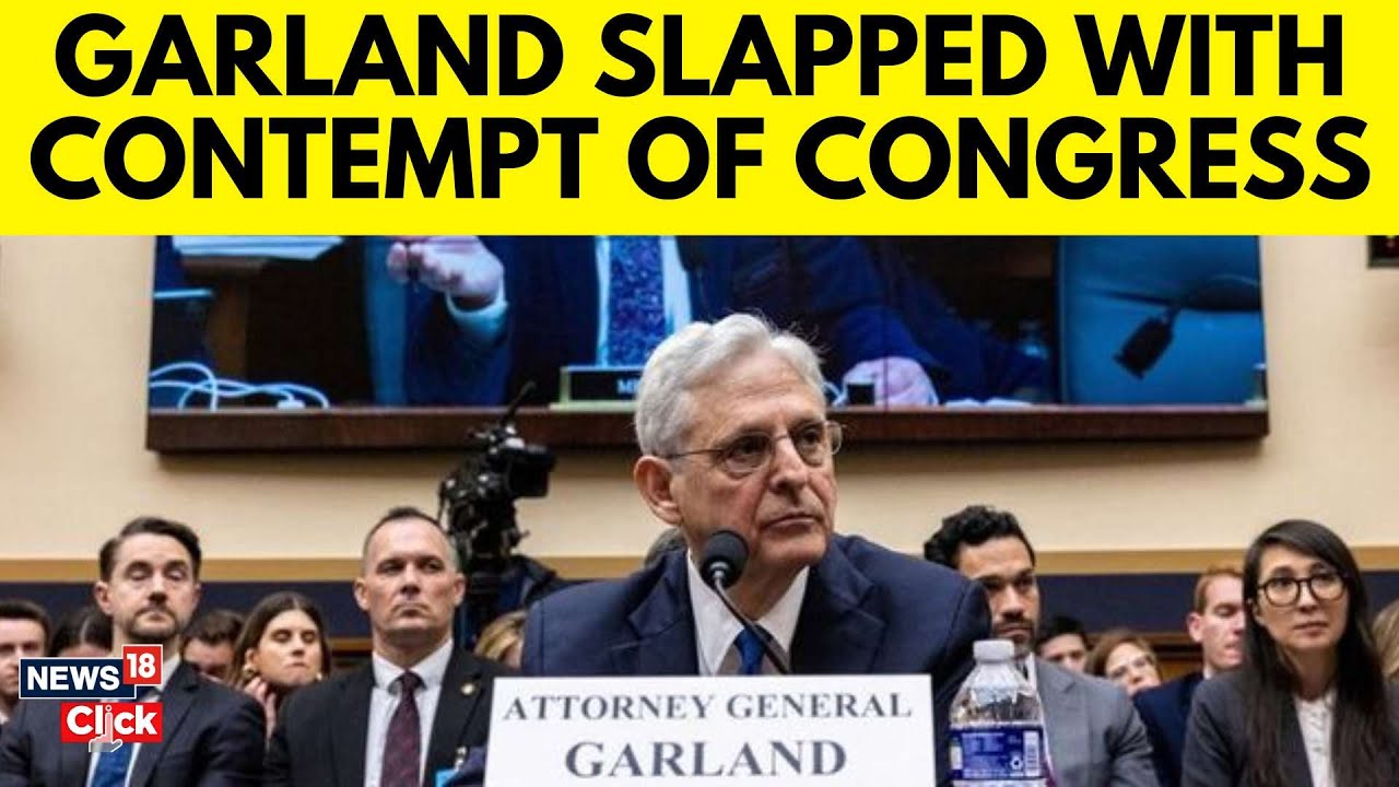 House Votes To Hold Garland In Contempt Over Biden Audio Tapes ...