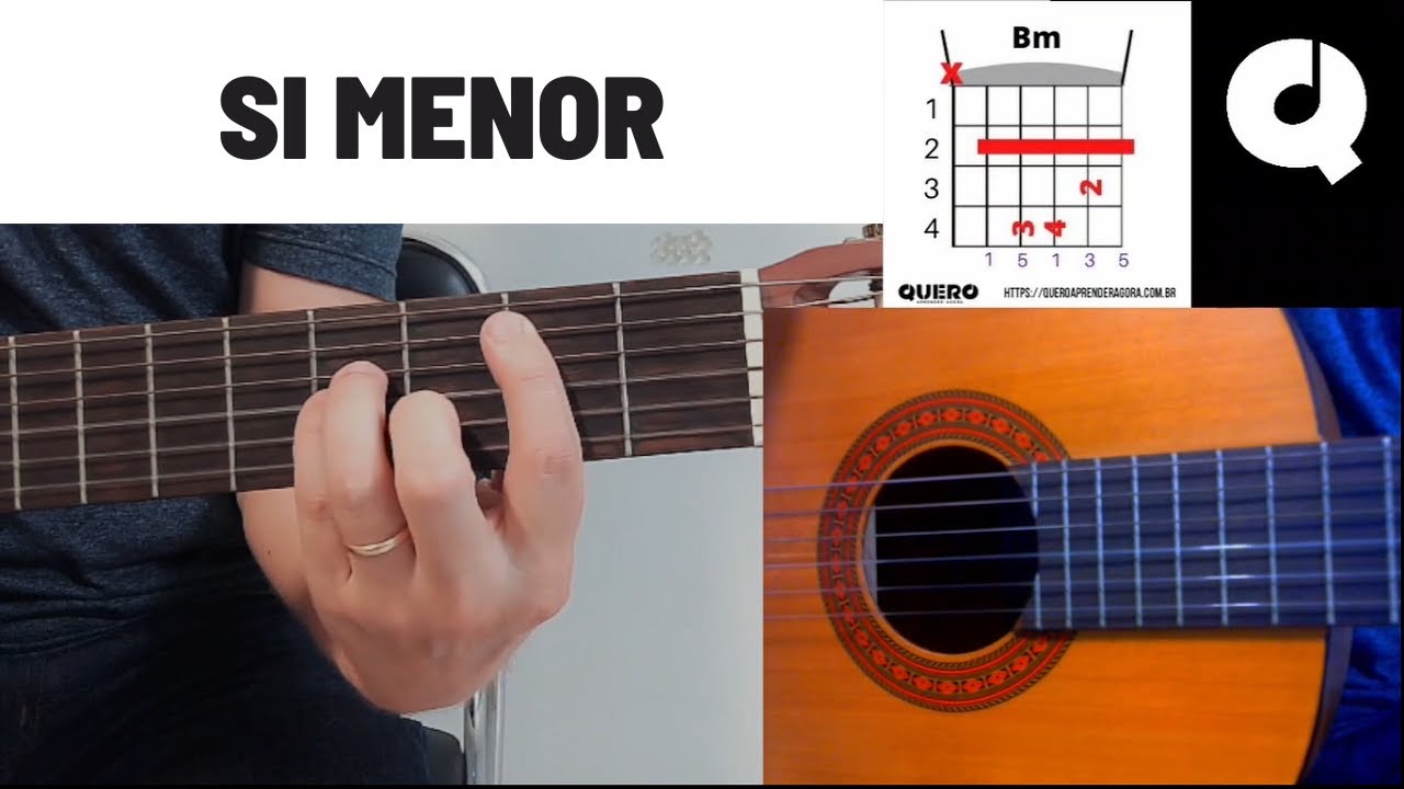 Como Fazer o Acorde Si Menor no Violão - YouTube