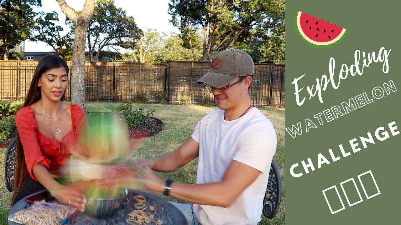 EXPLODING A WATERMELON WITH RUBBER BANDS - YouTube