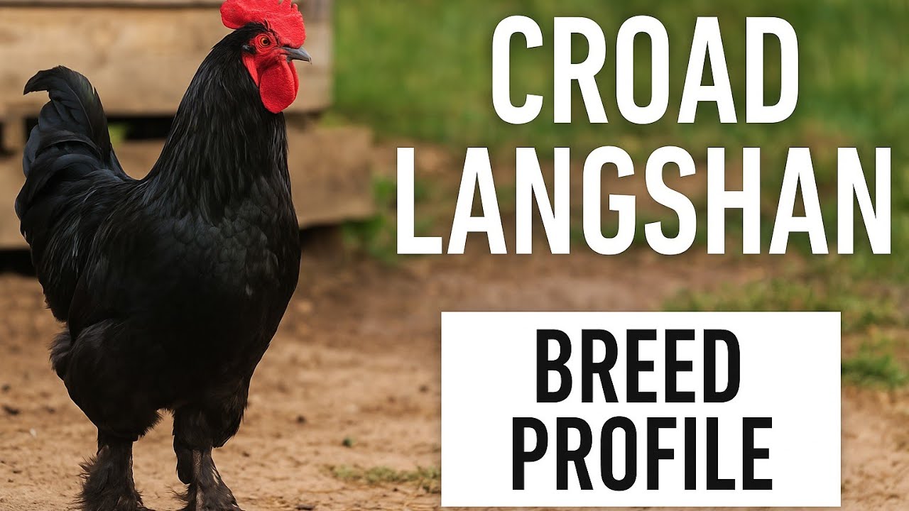 Chicken Breed Profile - The Croad Langshan Chicken - YouTube