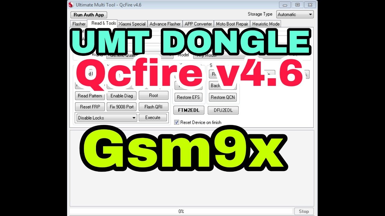 UMT DONGLE -QCFIRE : v4.6 SETUP NEW Features Lounch | UMT TEAM (Gsm9x ...