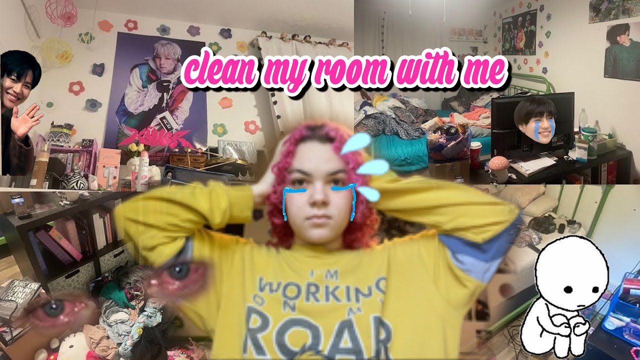 Clean my room with me Cleaning my room, clothing haul, room tour - YouTube