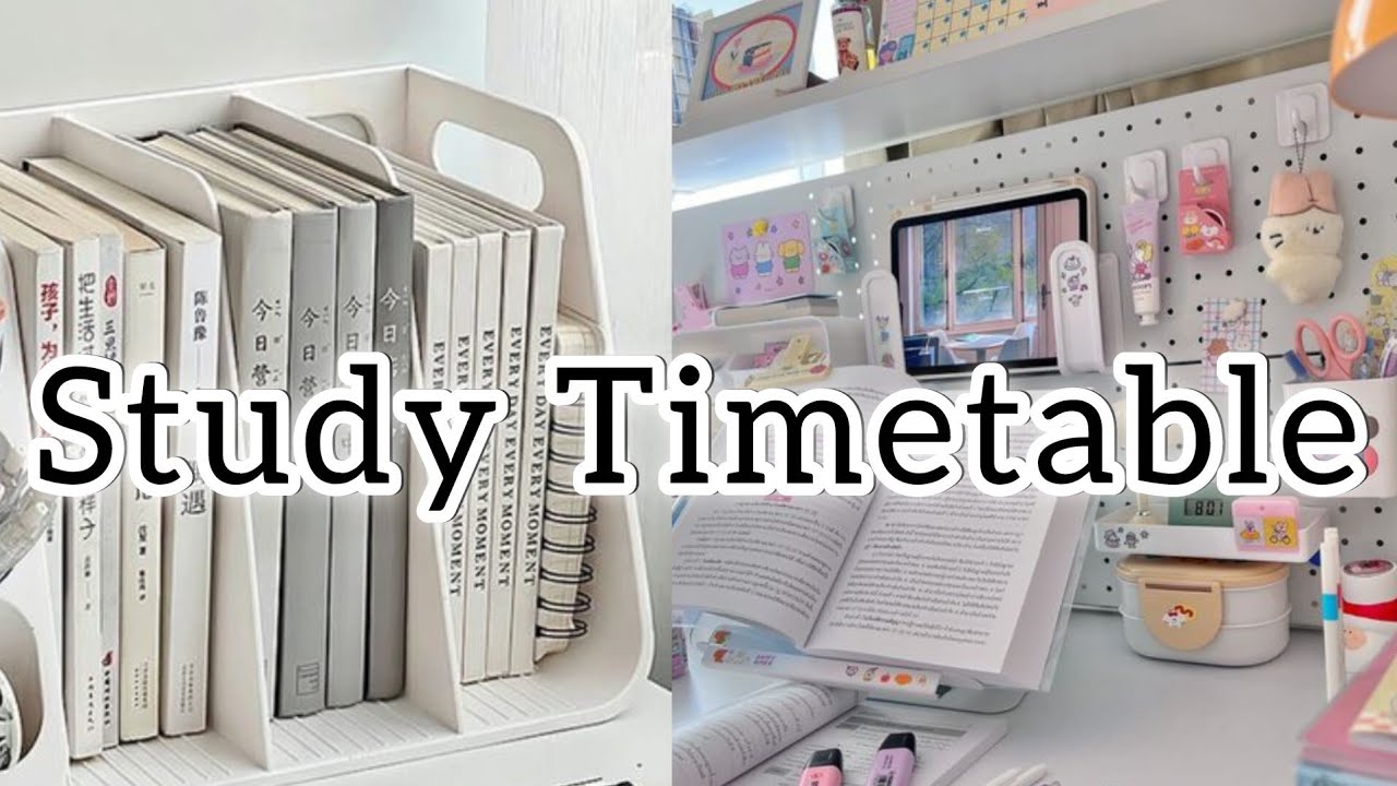 How to Create the Perfect Study Timetable~15+ steps 📖 - YouTube
