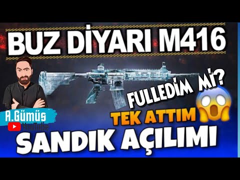 M416 BUZ DİYARI TEK ATTIM!! M416 BUZ DİYARINI FULLEDİM mi? Pubg mobile