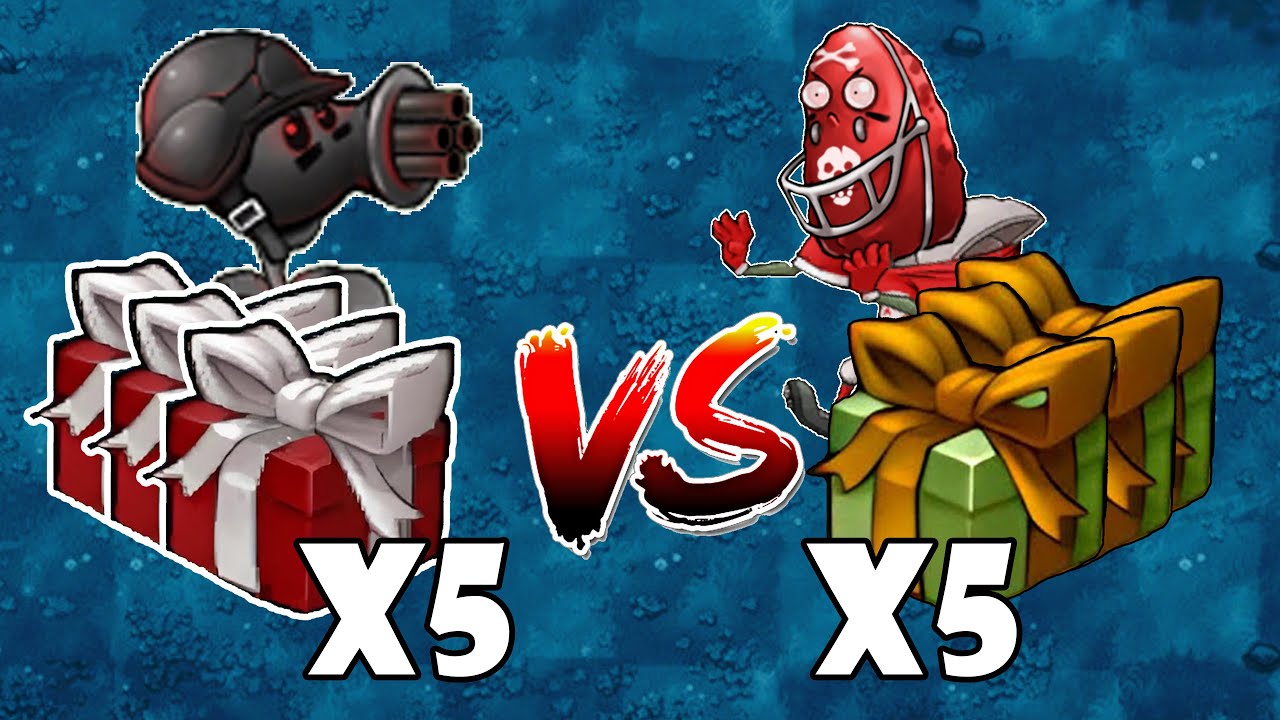 Pvz 1 Fusion - 5 Random Plants Vs 5 Random Box Zombies - What Team will ...