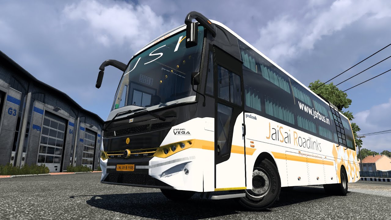 JSR Travels || BS4 Vega AC Sleeper || Kollam to Bengaluru #ets2 # ...