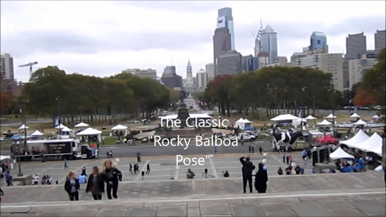 Rocky Balboa steps in Philadelphia - YouTube