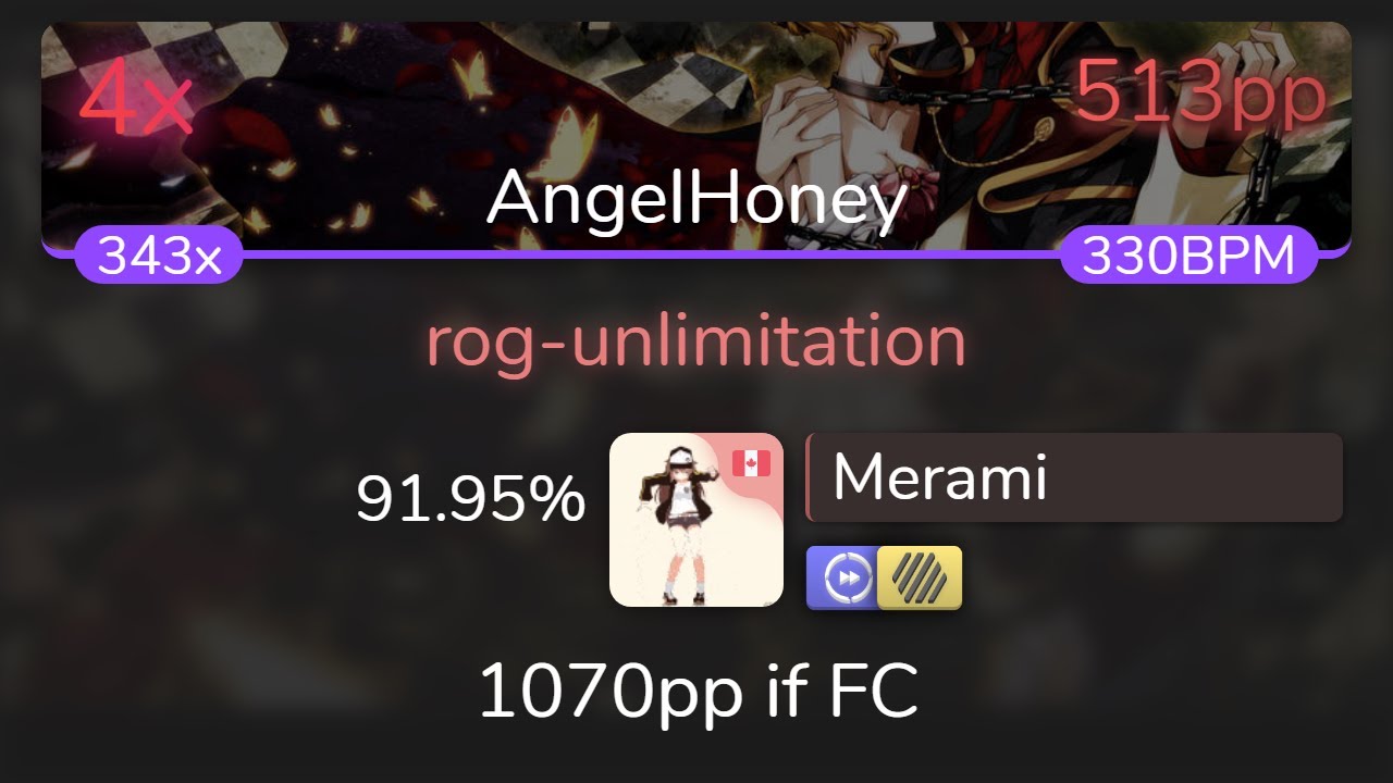 [9.77⭐] Merami | 07th Expansion - rog-unlimitation [AngelHoney] +HDDT ...