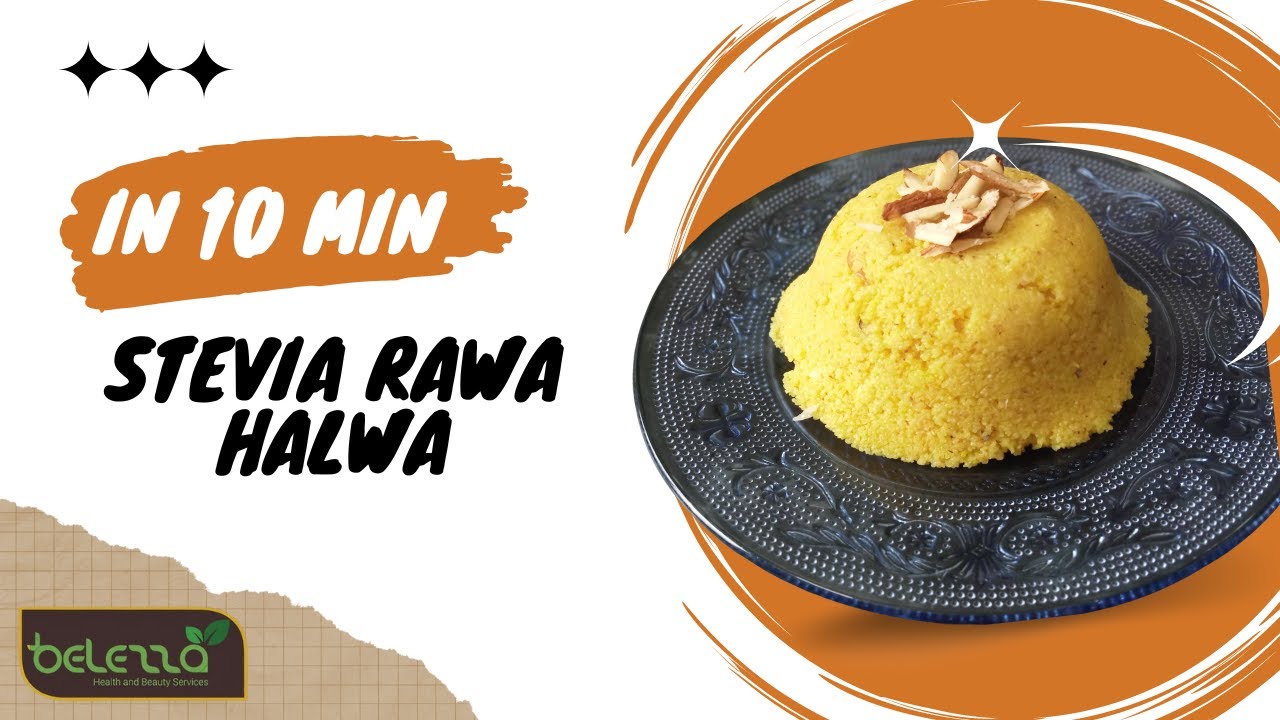 Stevia Rawa Halwa | Instant Suji Ka Halwa Without Sugar Syrup | Indian ...