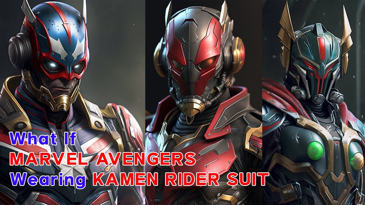 Avengers Age Of Ultron As Kamen Rider / AI Generated - YouTube