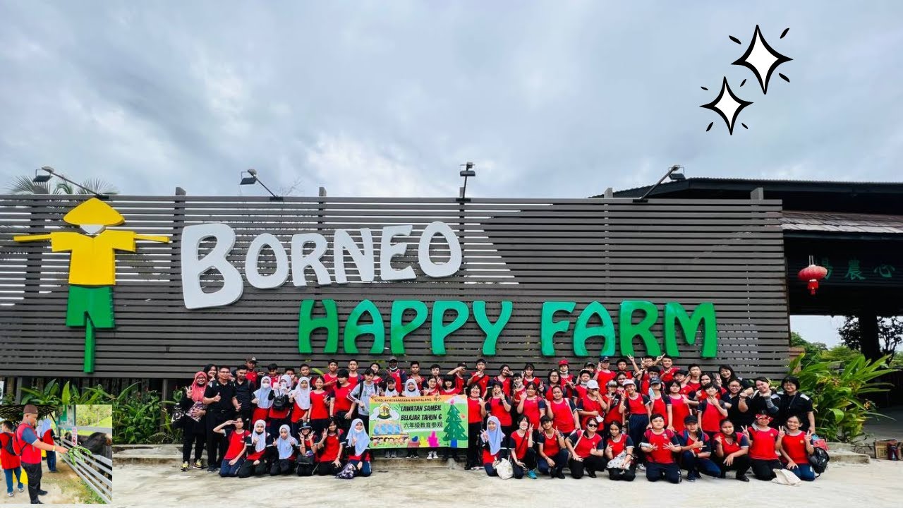 LAWATAN SAMBIL BELAJAR MURID TAHUN 6 KE BORNEO HAPPY FARM - YouTube