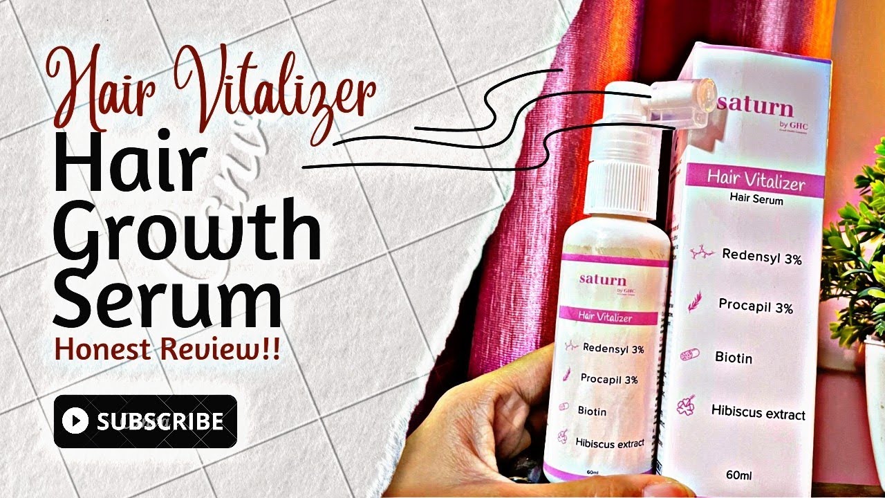 Saturn By GHC Hair Vitalizer Hair Serum || Promotes Hair Growth ...
