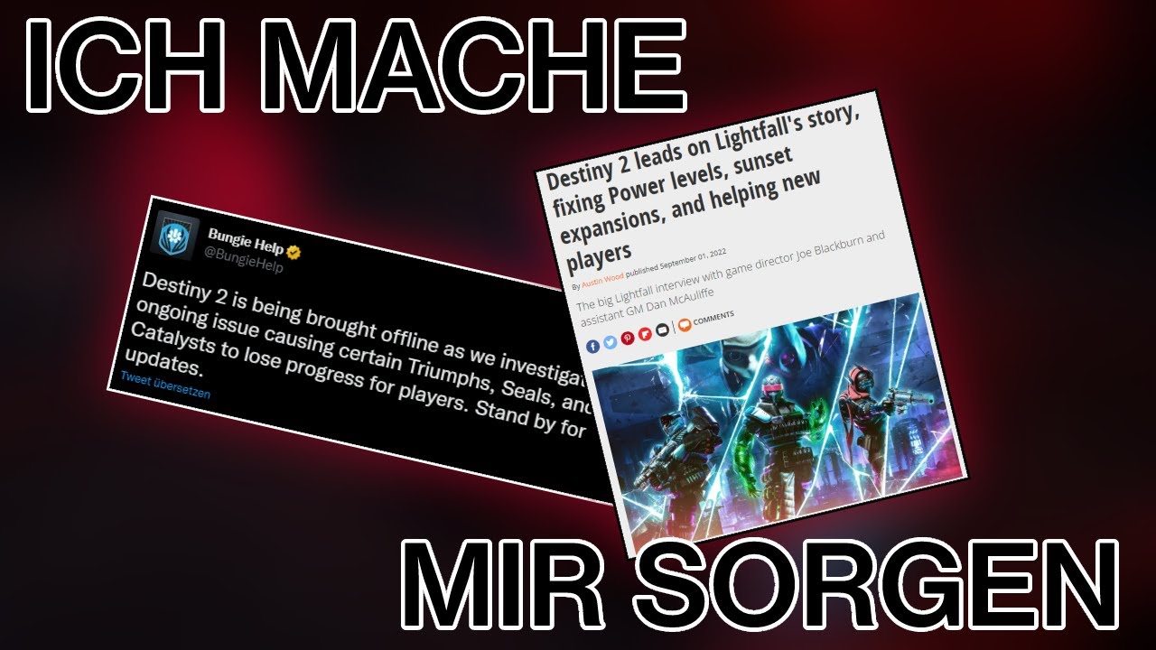 Ich mache mir SORGEN um DESTINY! [Destiny 2] - YouTube