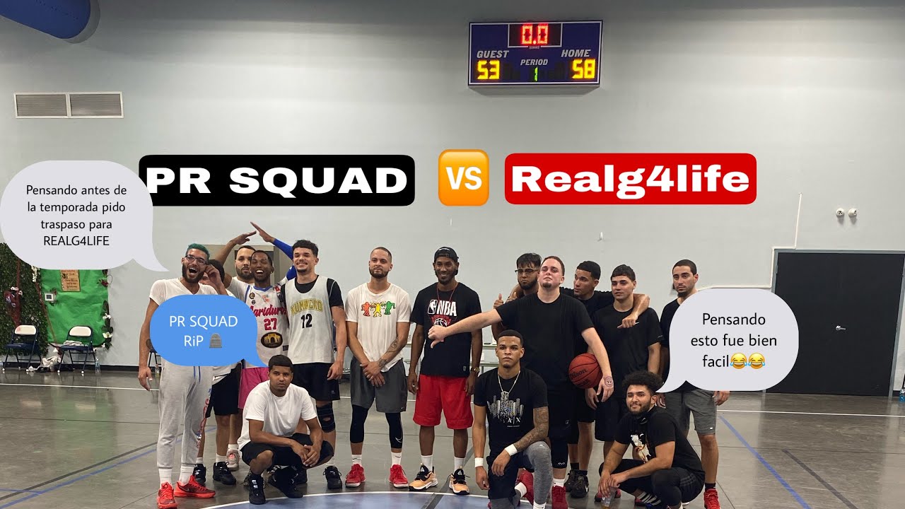 Primer fogueo de la temporada RealG VS P.R Squad episodio#2👎🏻🤫😬🔥🔥 - YouTube