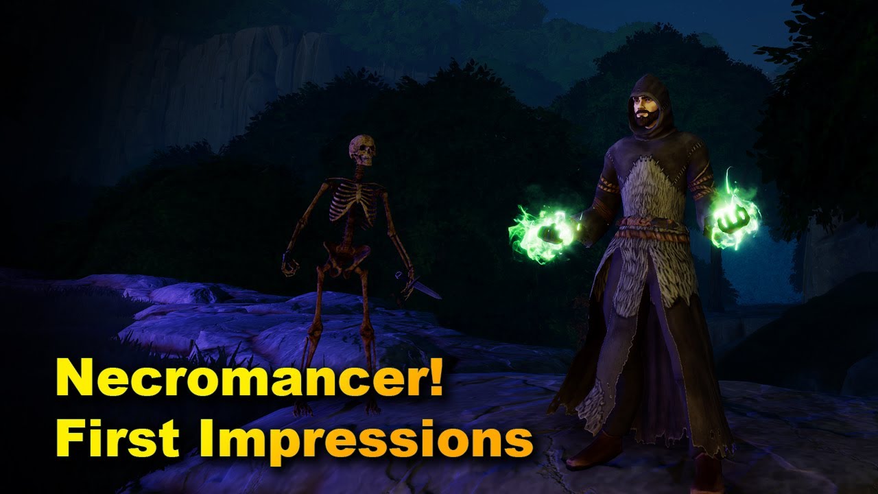 Necromancer First Impressions on Pantheon: Rise of the Fallen - YouTube