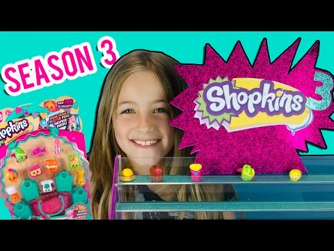 SHOPKINS SEASON 3 Opening 12 pack and Display Mystery Surprise Toy Polished Pearl Shopkins PLP TV
