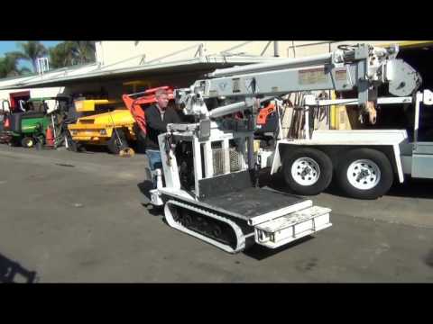 2006 S.D.P. IMT EZH2-2H EZ Hauler Backyard Digger Derrick - YouTube