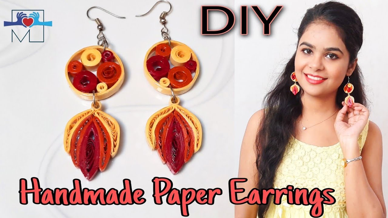 How To Make Handmade Paper Earrings