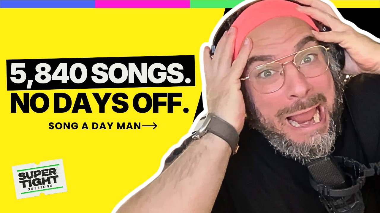 He’s Made a Song Every Day for 16 Years (Song A Day Man on Super Tight ...