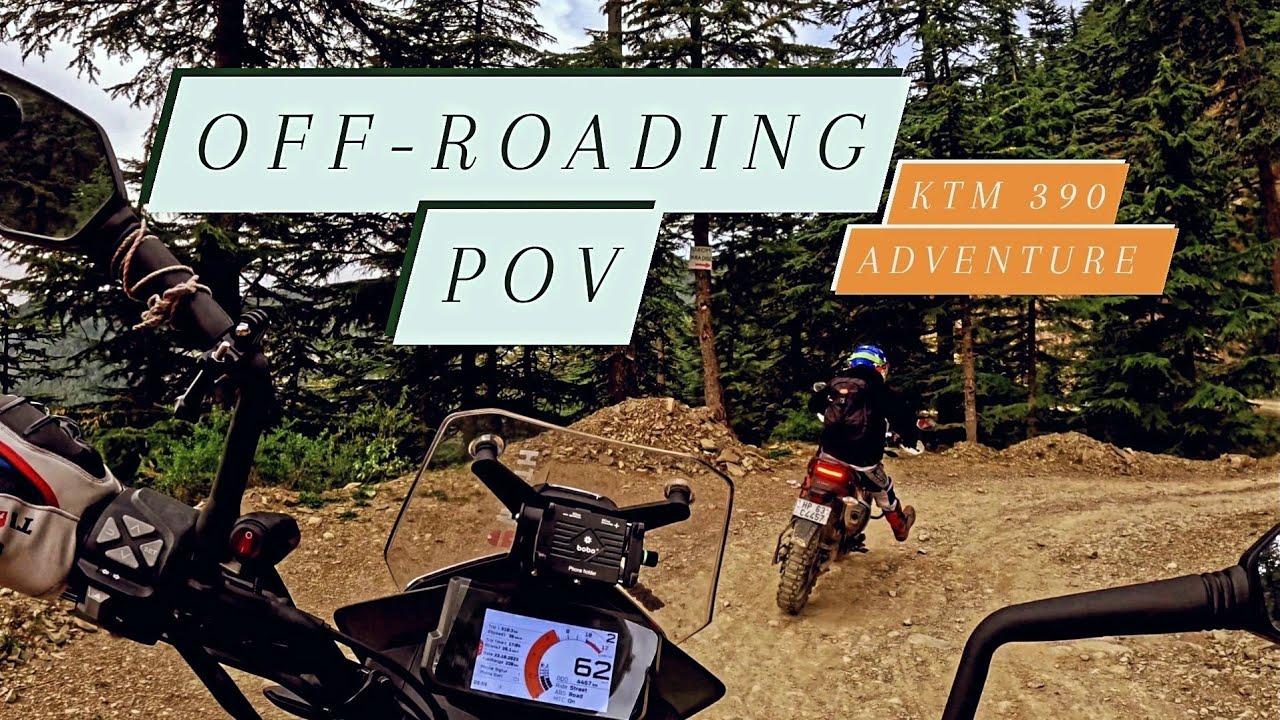 Off-roading (Gravels) POV | KTM 390 Adventure | 4k Horizon lock with ...
