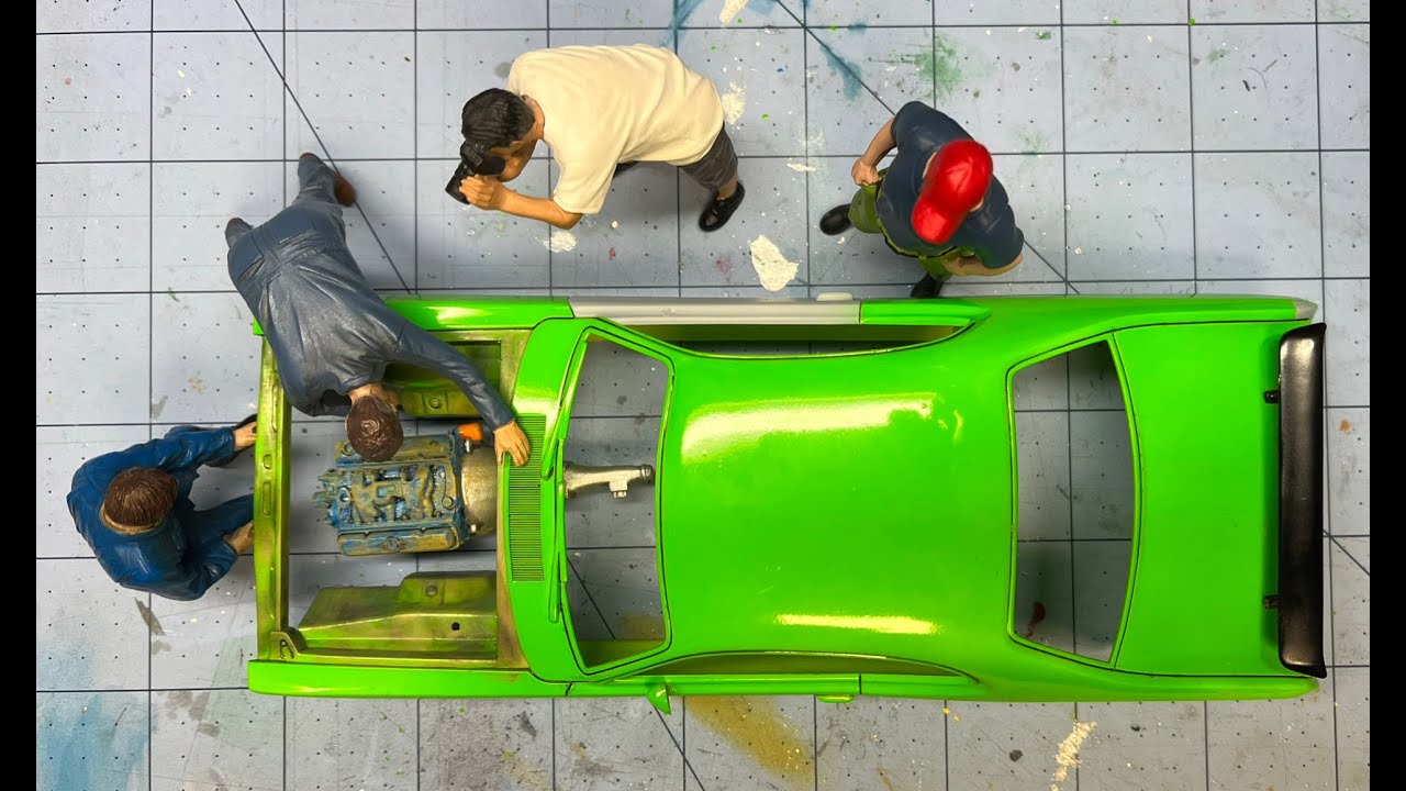 AMT Plymouth 71 Duster 340 build update 4 - YouTube