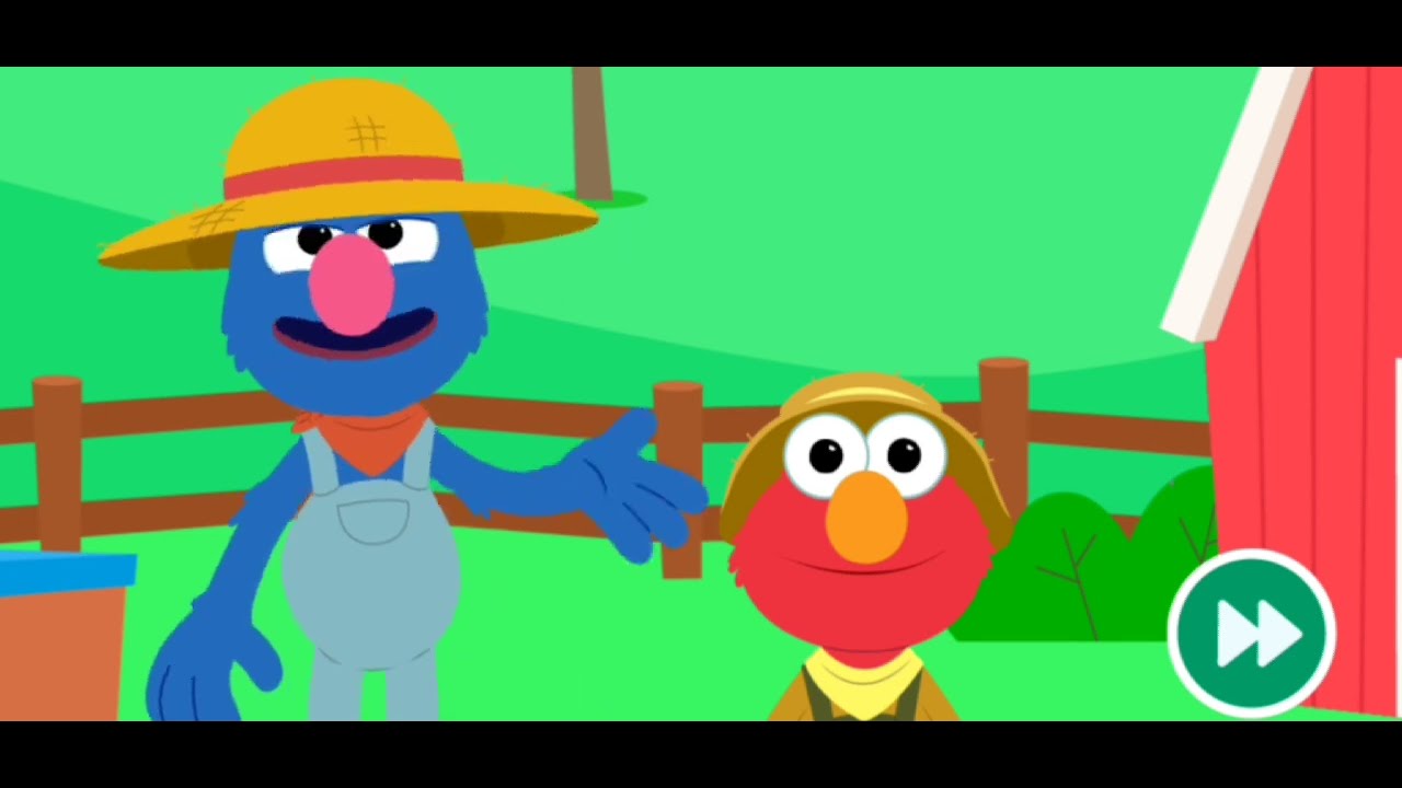 BBC 4 KIDS | SESAME STREET | ELMO AND GROVER'S FARM TIME FUN - YouTube