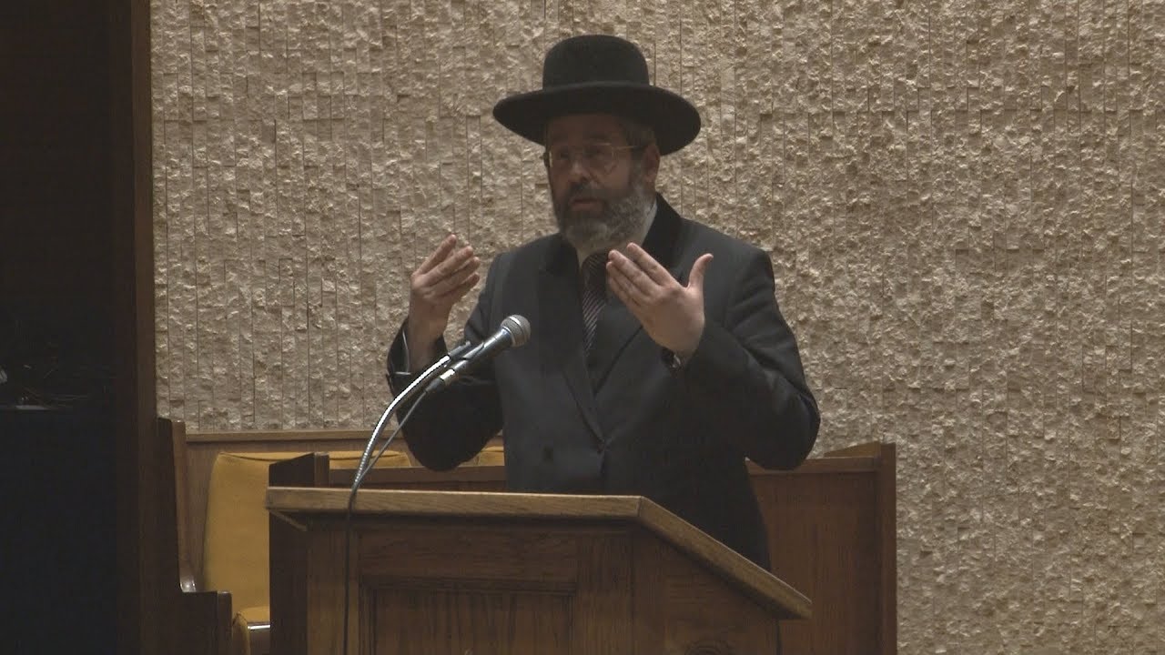 Chief Rabbi of Israel, Rabbi David Lau at Congregation Machzikei Hadas ...