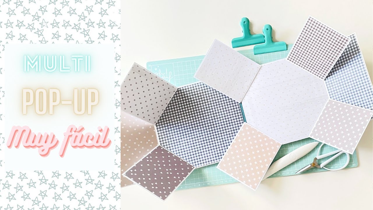Como hacer un Multi pop up, de scrap - YouTube