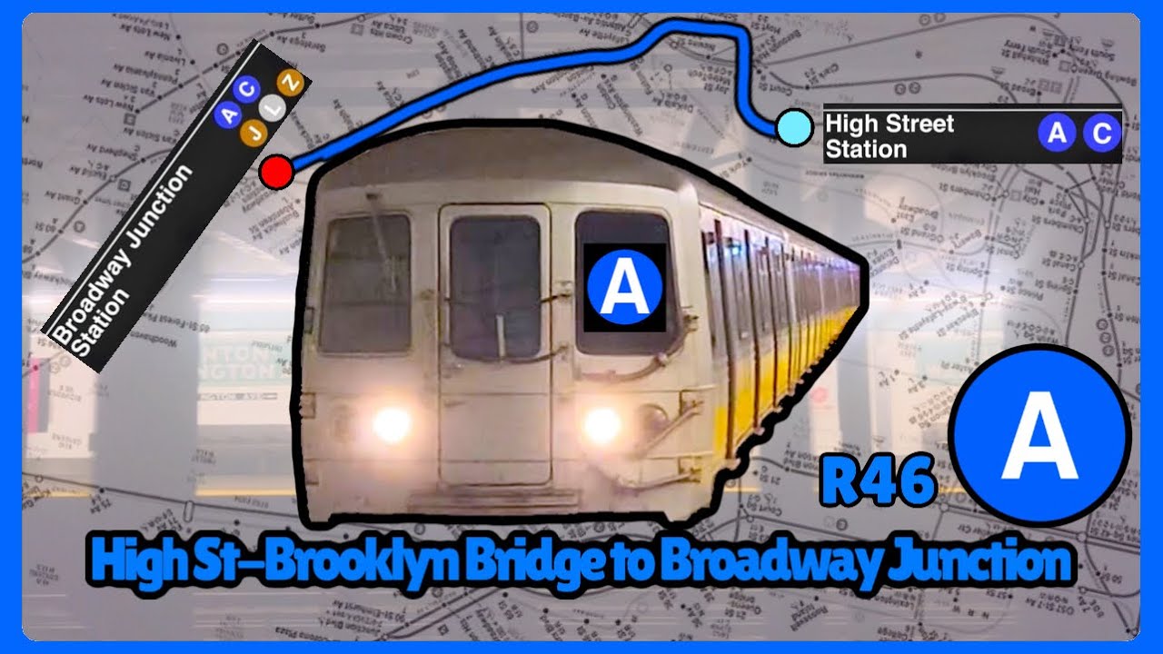 On Board MTA NYC Subway: Far Rockaway bound R46 (A) train #6174 High ...