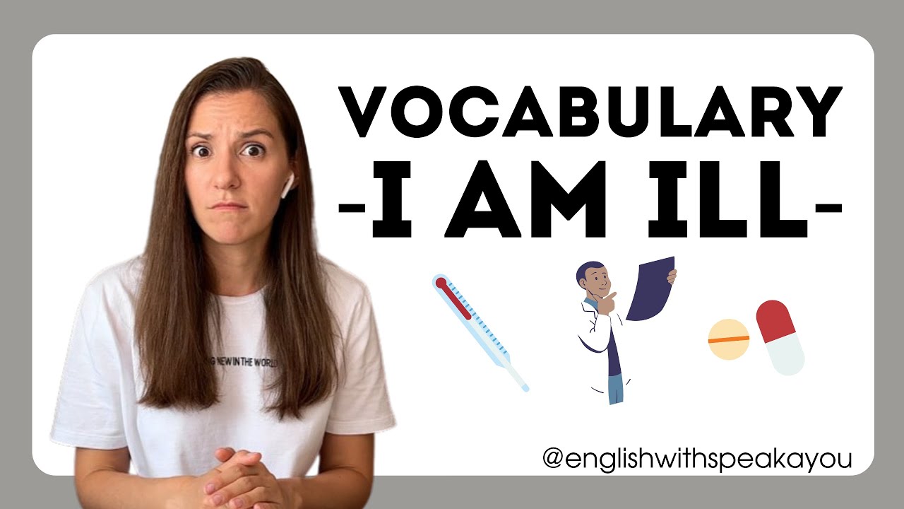 Vocabulary "I am ill" | English Vocabulary #englishclass #englishonline ...