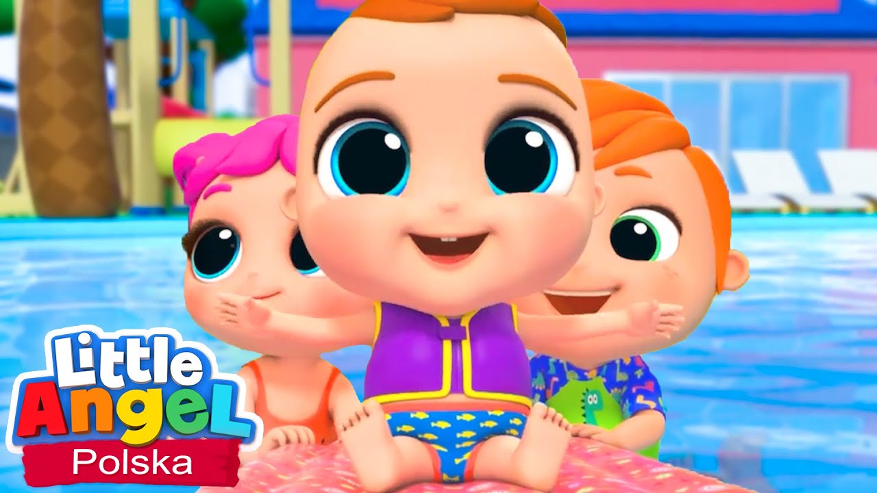 Mały Jaś Idzie Pływać | Piosenki Dla Dzieci | Little Angel Po Polsku ...