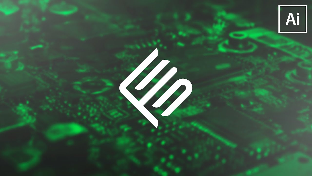 How to Create Minimal Logo Design Using Grids | Illustrator tutorial ...