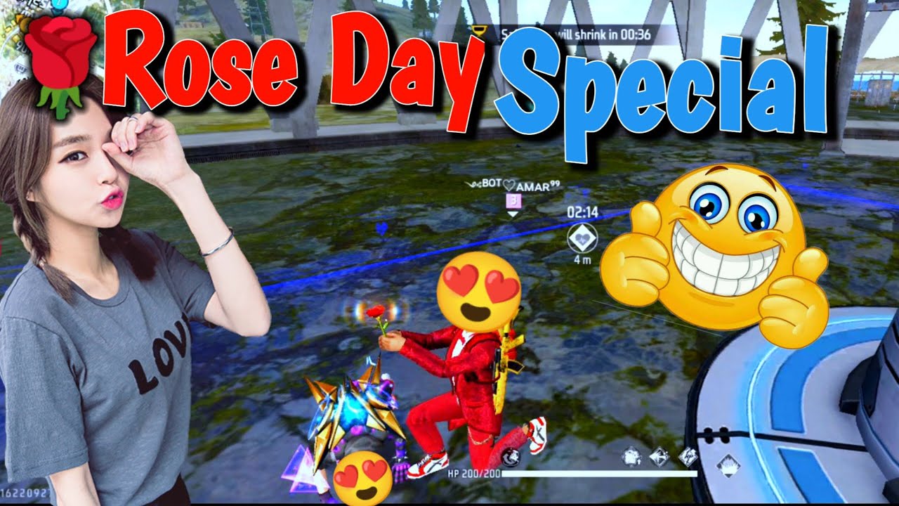 🌹 ROSE DAY SPECIAL FREE FIRE VIDEO || New 😂Funny Video Free Fire ...