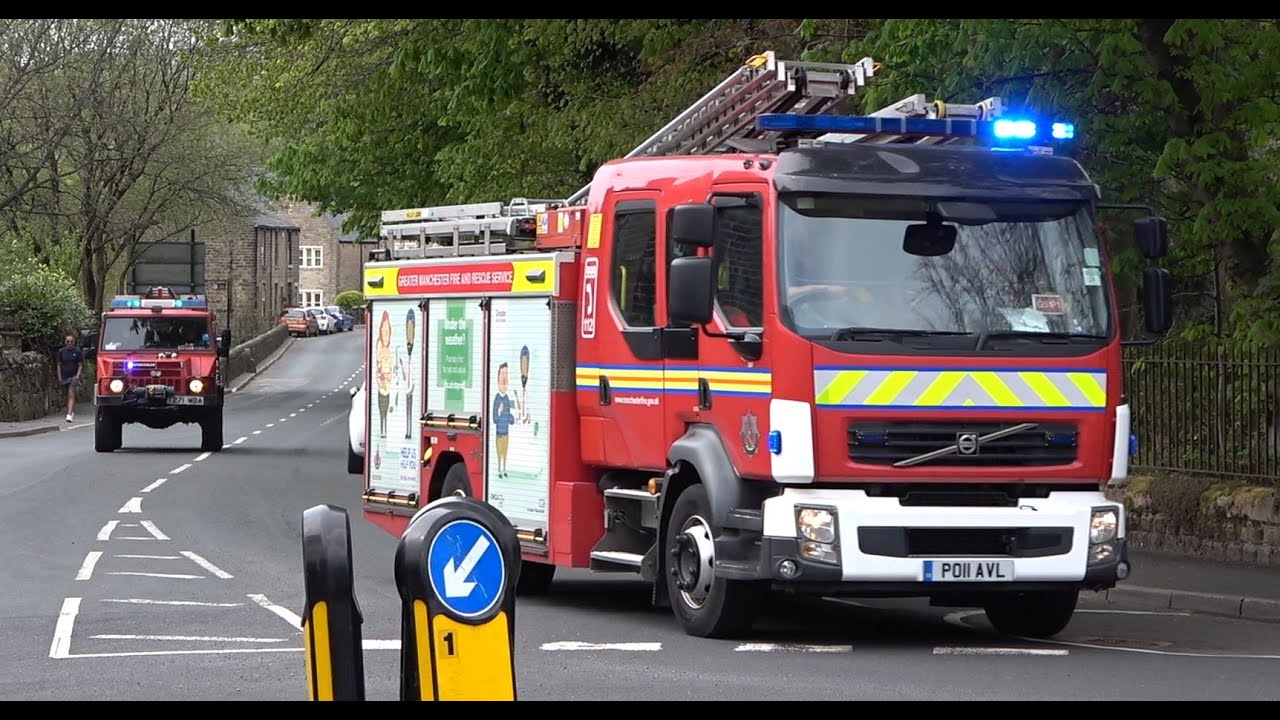 All Terrain 6x6 Pinzgauer and Pump Responding - Greater Manchester Fire ...