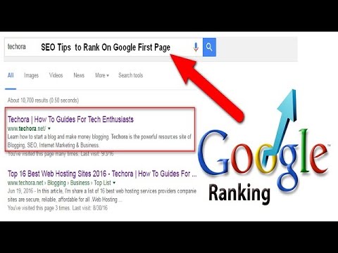 How to improve the Google Search Engine rankings of your Website - YouTube