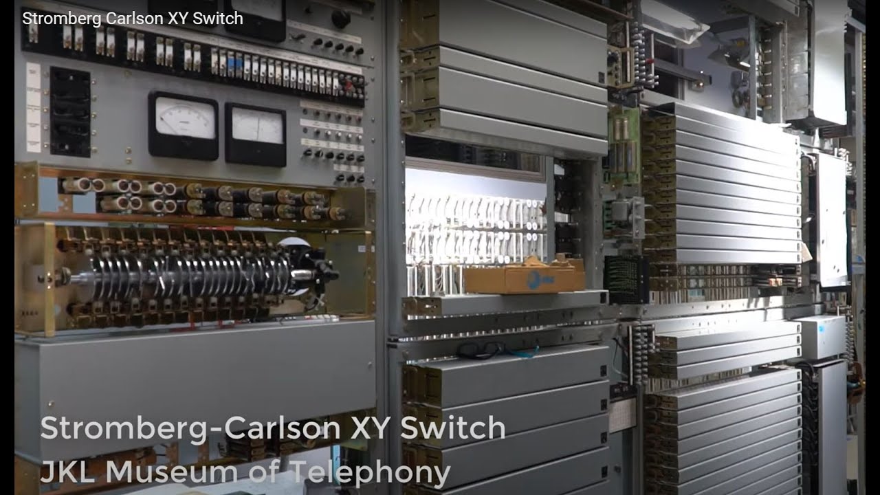 Stromberg Carlson XY Switch - YouTube