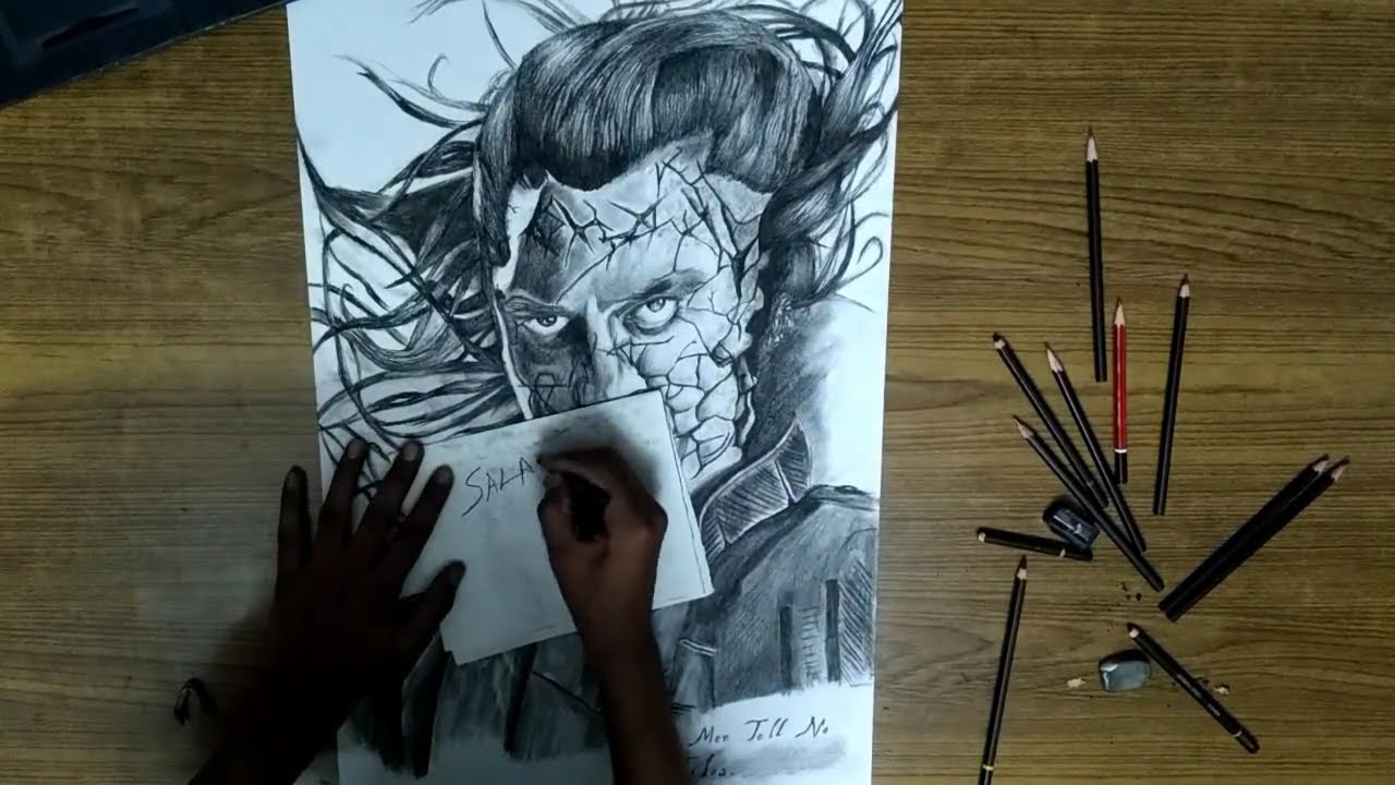 Salazar | Pirates Of The Caribbean 5 | Speed Drawing | Movie - YouTube
