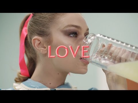 Gigi Hadid in 'The Squeeze/The Strangle' for #movingLOVE