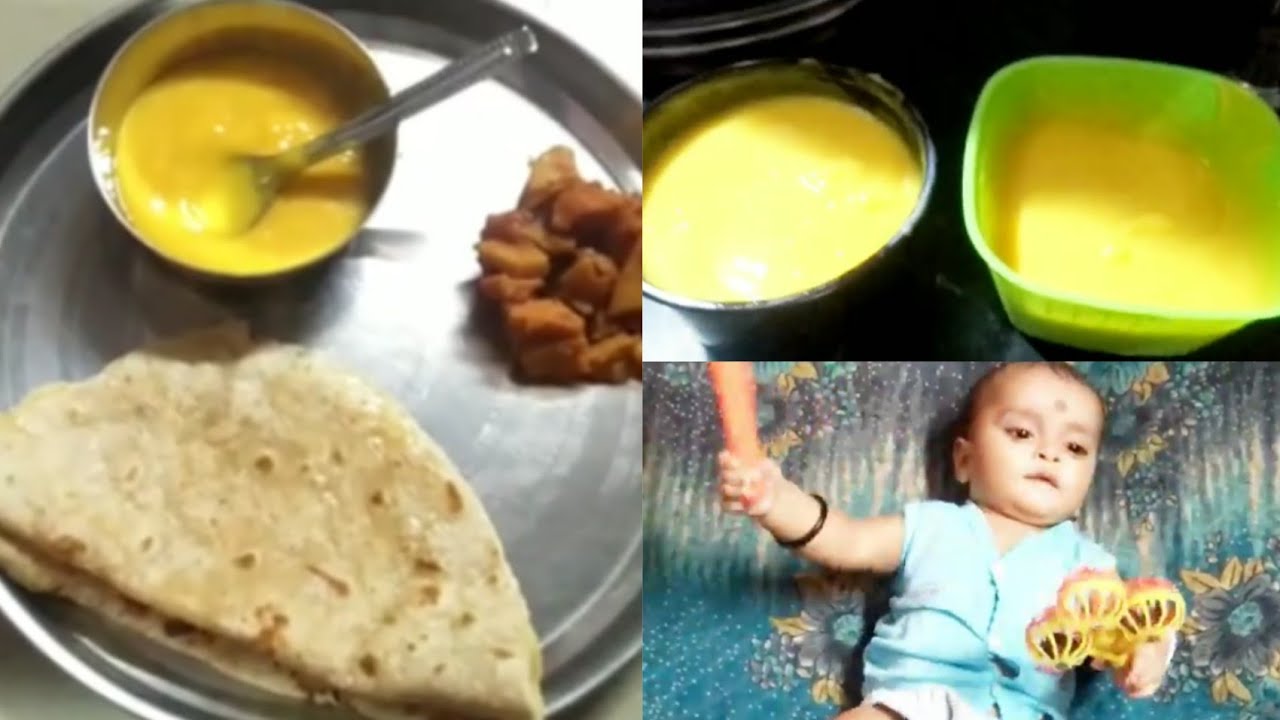 Griteek ची Masti ।। Daksh ची favourite dish Aamras😋😋।। vlog 7 - YouTube