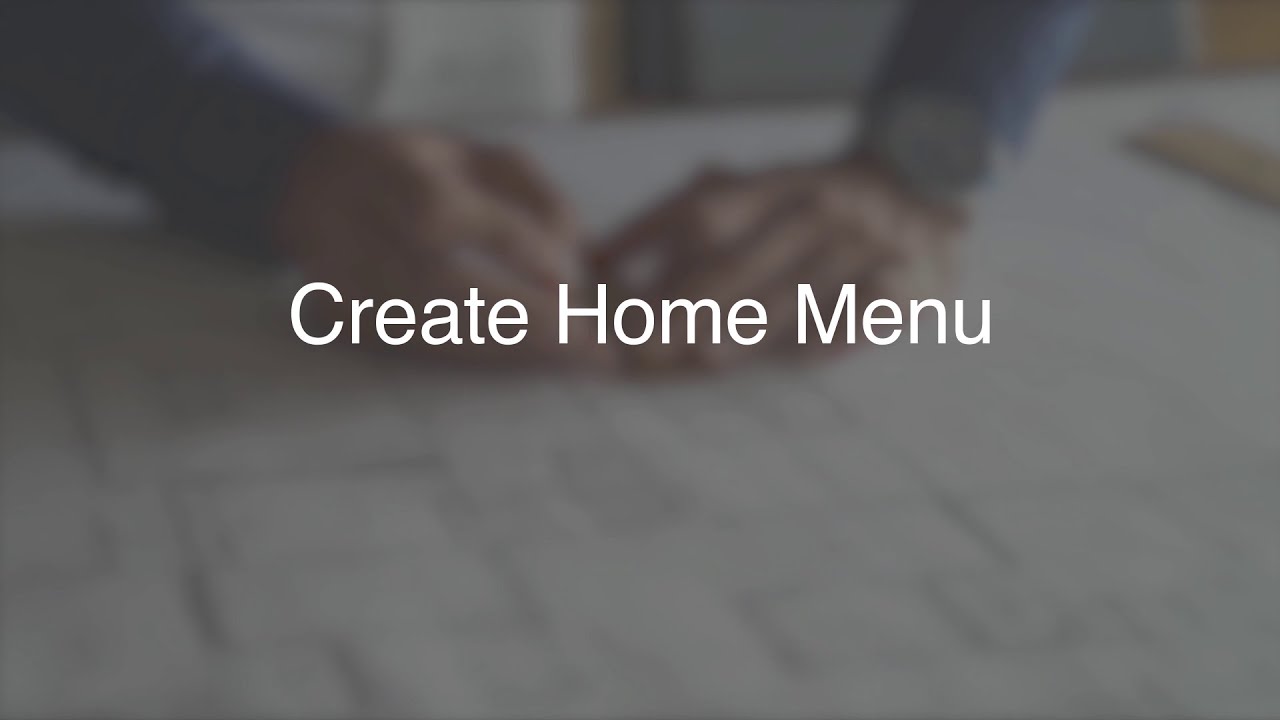 Home Menu - YouTube