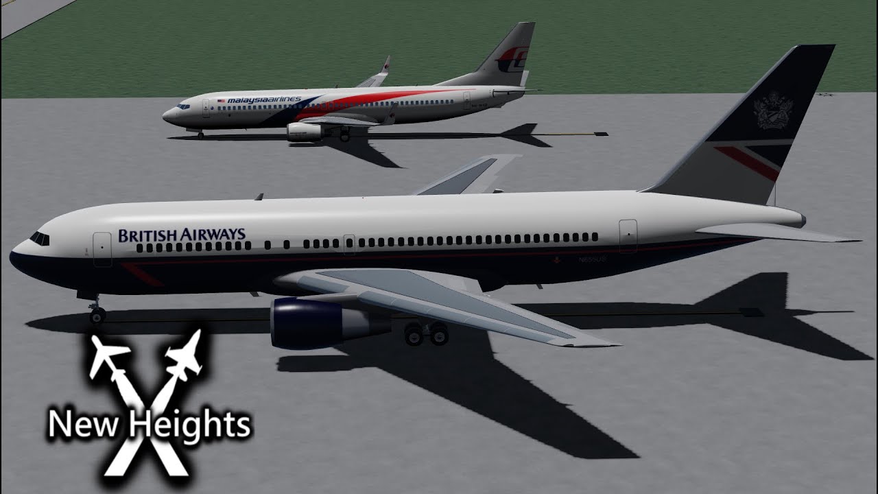 Roblox flight sim New Heights X - 767-200 & 737-800 public testing ...