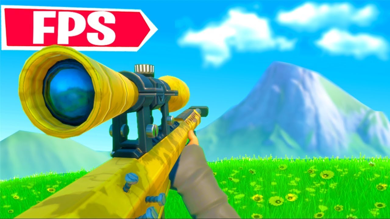 Jouer SNIPER en VUE FPS ! Fortnite Créatif - YouTube