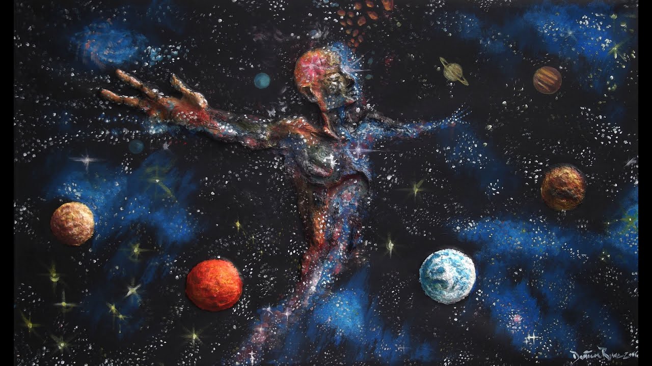 3D Acrylic Painting Time Lapse Anatomy Of Dreams By Damien Rowe - YouTube