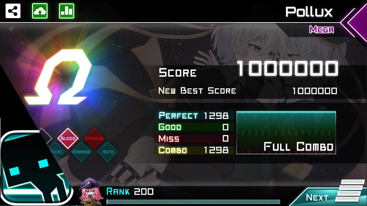 [Dynamix] Pollux (MEGA): All Perfect OMEGA Rank - YouTube