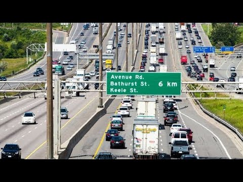 4K Scenic Drive on Canada Freeway - Relaxation Video with Music - YouTube