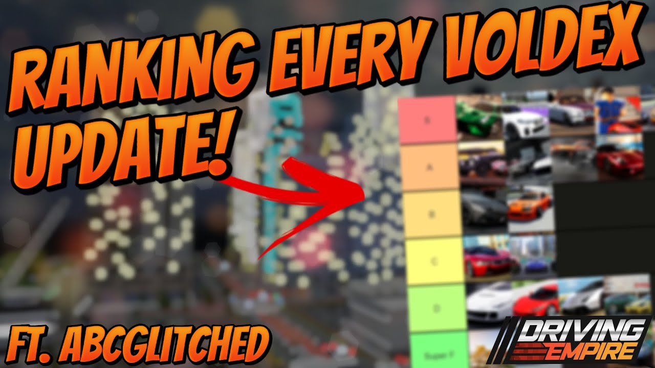 Ranking EVERY Driving Empire Update by Voldex - YouTube