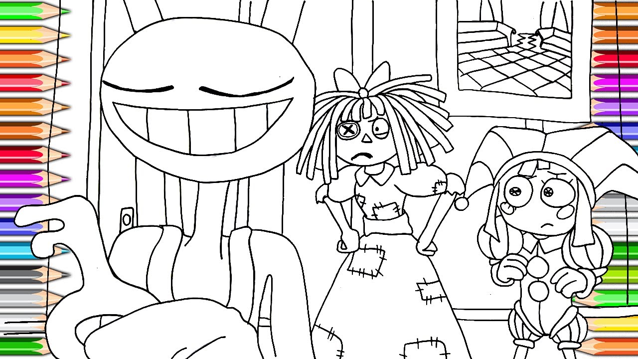 The Amazing Digital Circus Coloring new pages how to color all new ...